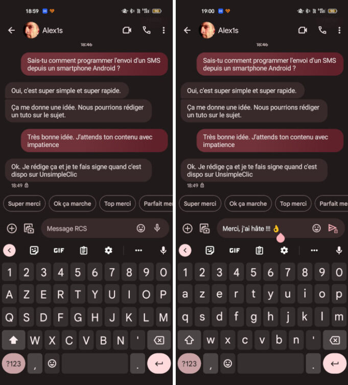 Comment programmer l’envoi d’un SMS depuis un smartphone Android ? - UnSimpleClic
