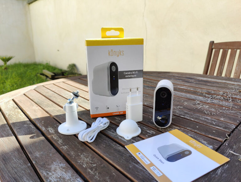 Camini Air : la nouvelle caméra d'exterieur de Konyks [Test] - UnSimpleClic