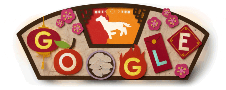 Le Nouvel An Lunaire 2026 à l'honneur avec le nouveau Google #Doodle ...
